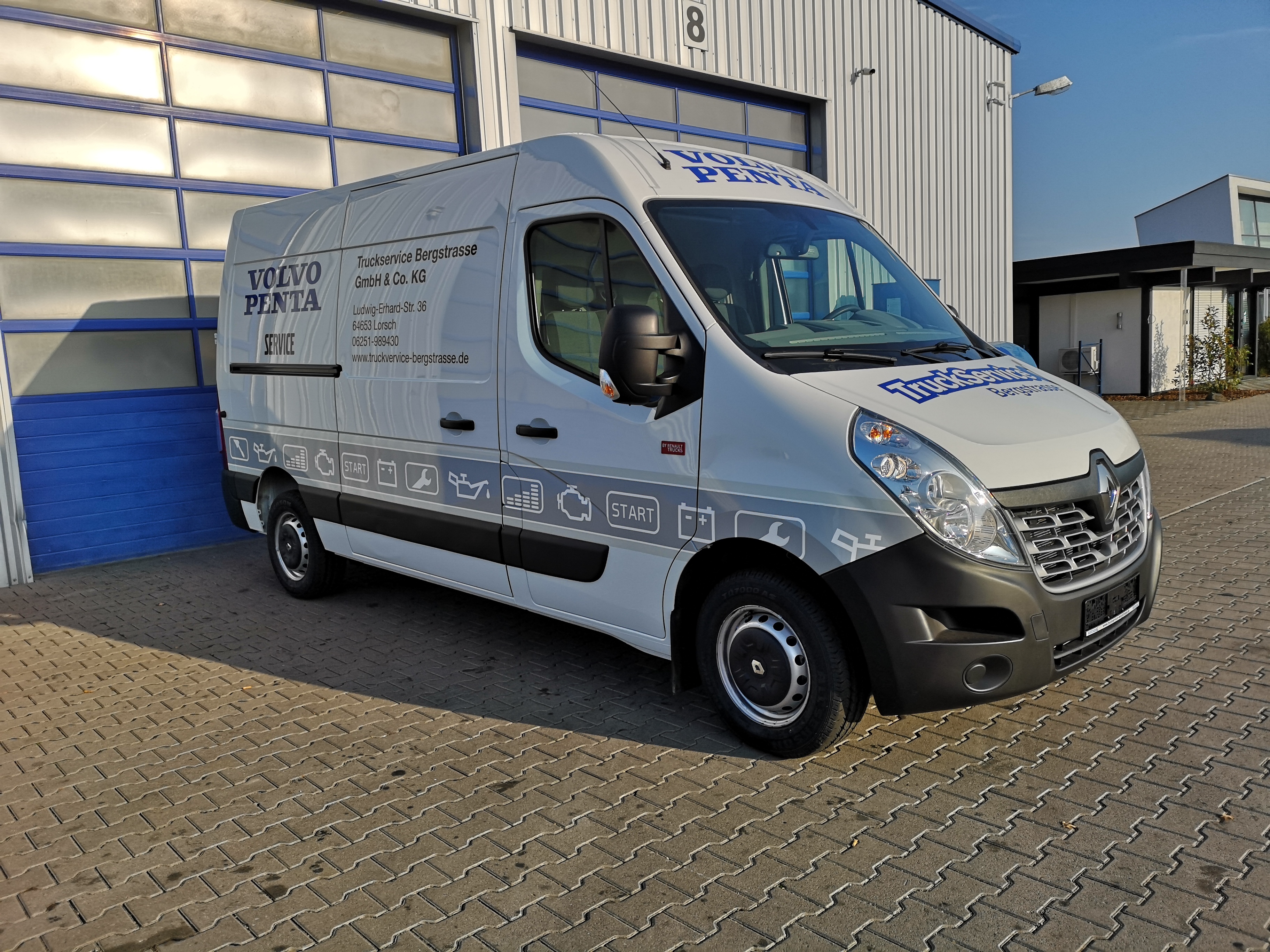 Service-Mobil Renault Master - Steinmaus Druck